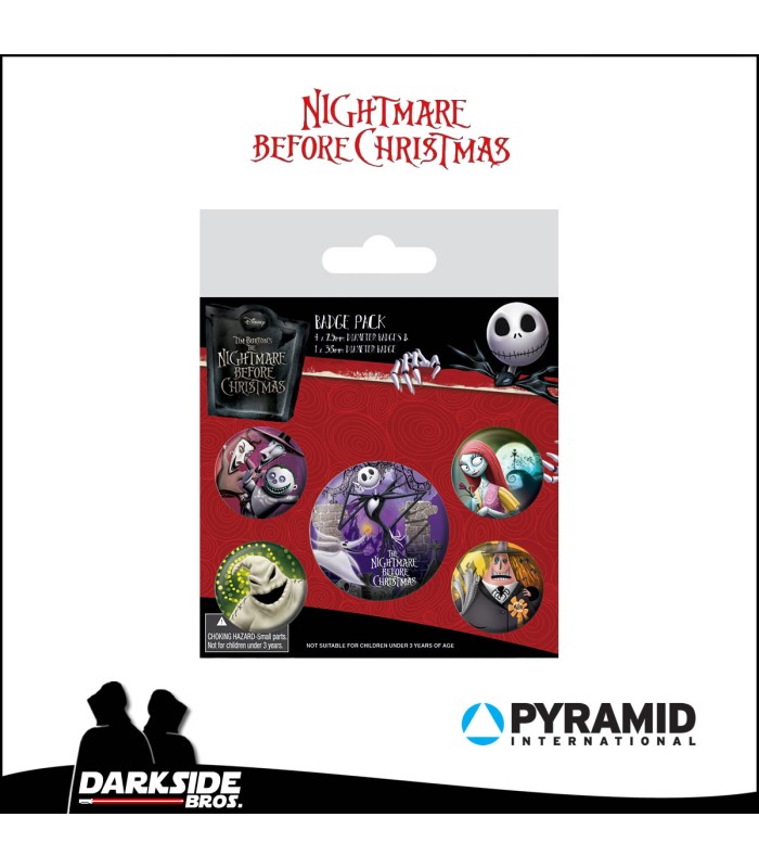 The Nightmare Before Christmas - 5 Pins Pack - Pyramid